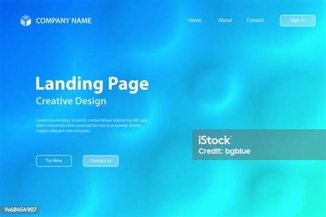 방문 페이지 템플릿 원과 파란색 그라데이션이 있는 추상 배경 구멍에 대한 스톡 벡터 아트 및 기타 이미지 구멍 원형 3