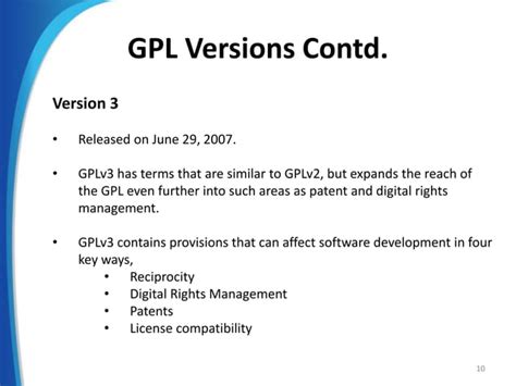 Open Source Licences Pptx