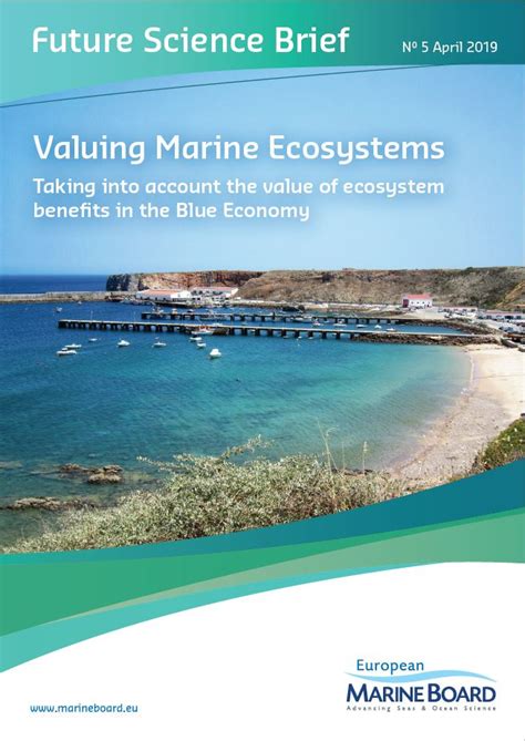 Valuing Marine Ecosystems European Marine Board