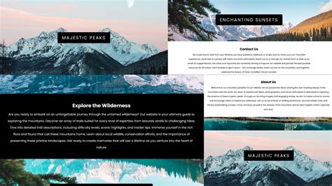 parallax website using html and css