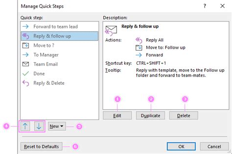Outlook Quick Steps How To Create And Use