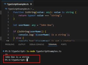 How To Check If An Object Is A String In TypeScript