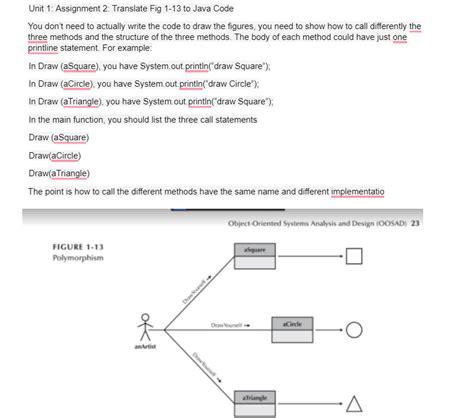 Solved Unit 1 Assignment 2 Translate Fig 1 13 To Java Code