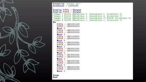 Traffic Light Menggunakan Atmega16 Ppt