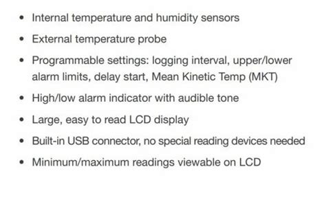 Deltatrak USB Reusable Temperature And Humidity Data Logger Deltatrak Model Name Number 40550