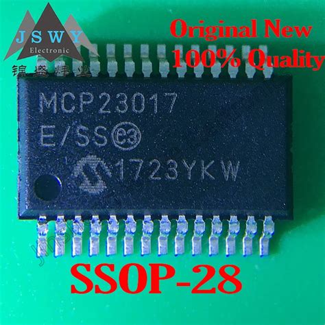 1 10pcs mcp23017t e ss mcp23s17 smd ssop28 mcp23s17 e ss interface ic