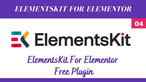 Elementskit For Elementor Elementskit In Hindi Elementskit Youtube
