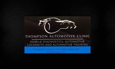 Thompson Automotive Clinic Llc Flomaton Al
