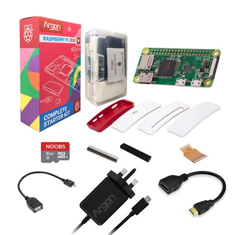 raspberry pi zero w starter kit argon 40 technologies web store
