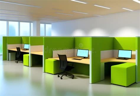 Work Space Comfortable Modern Workplace Stock Illustration Illustration Of Desk Flat 310278211