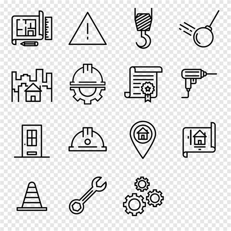 건설 아이콘 Png Pngegg