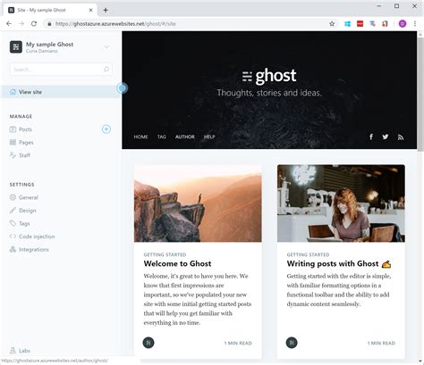 V2 Deploying Ghost Blog To Azure Linux App Service Using 54 Off