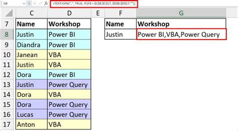 How To Use Xlookup To Return All Matches In One Cell