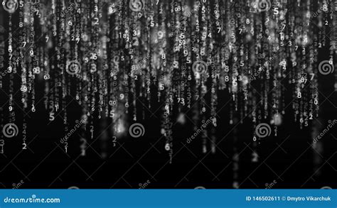 Data Technology Background Big Data Visualization Flow Of Data