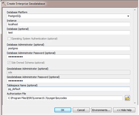 [webgis với arcgis server api 4 x 2] tạo enterprise geodatabase sử