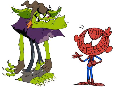 Spider Lincoln Vs Candy Goblin Spider Loud By Garzaade000 On Deviantart