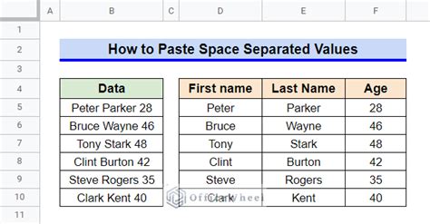 How To Paste Space Separated Values In Google Sheets Ways