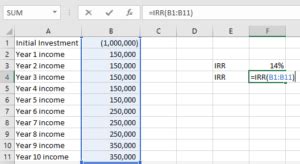 Excel Irr Template