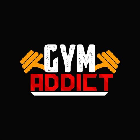 체육관 티셔츠 디자인 체육관 타이포그래피 벡터 일러스트레이션 프리미엄 벡터