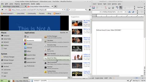 Das U Blog By Prashanth Review Linux Mint Gnome 201109