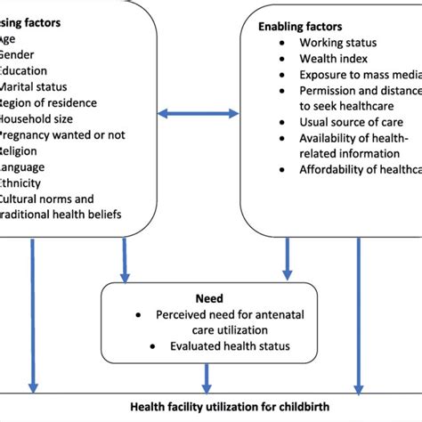 Conceptual Framework For The Factors Associated With Health Facility