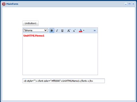 Unihtmlmemo General Unigui Discussion Forums