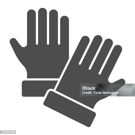 장갑 단단한 아이콘 농장 정원 개념 흰색 배경에 라텍스 손 보호 표지판 모바일 및 웹 디자인을위한 글리프 스타일의 정원 아이콘보호 고무 장갑 벡터 그래픽 가사 집안일에 대한