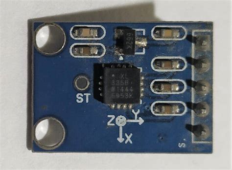 Arduino With Accelerometer Tutorial Arduino ADXL Detail