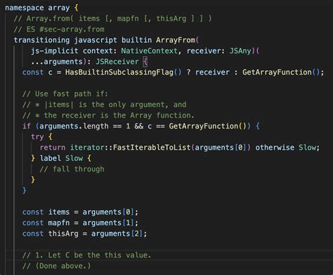 Ecmascript 문서에서 Arrayfrom에 대해 읽어보기