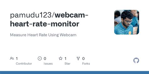 GitHub Pamudu Webcam Heart Rate Monitor Measure Heart Rate Using Webcam