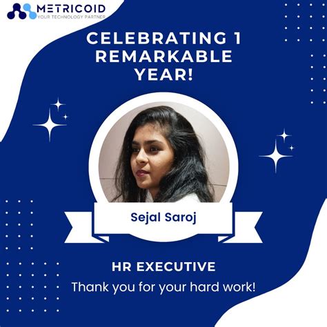 Metricoid Technology Solutions On Linkedin Anniversary Teamrecognition Companyculture