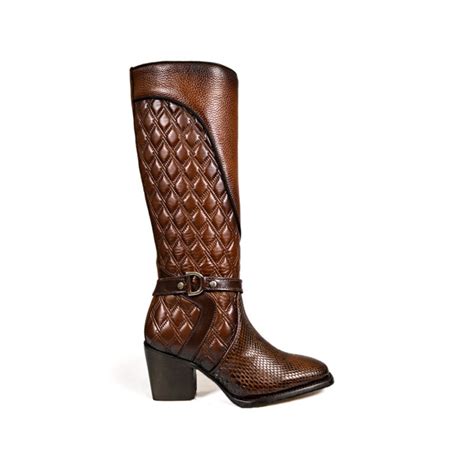 Bota Mujer Cuadra Piton 4p05ph Productos Piel Moda Vaquera Mujer
