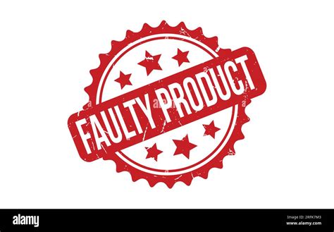 Faulty Product Rubber Grunge Stamp Seal Vector Stock Vector Image And Art