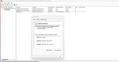 Pkcs Certificate Is Imported Successfully But It Is Not Working