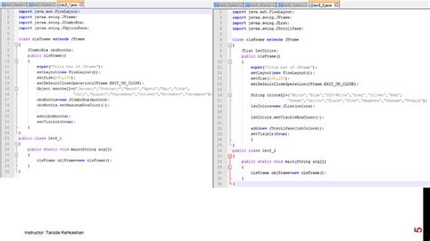 Oop Lecture 9 Jcomboboxjlistjpanelpptx