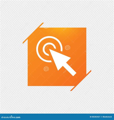 mouse cursor sign icon pointer symbol stock illustration