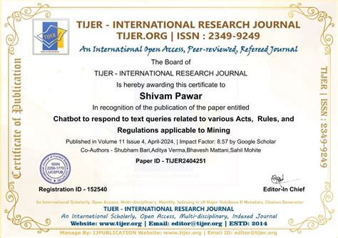 Shivam Pawar On Linkedin Research Publication Miningindustries