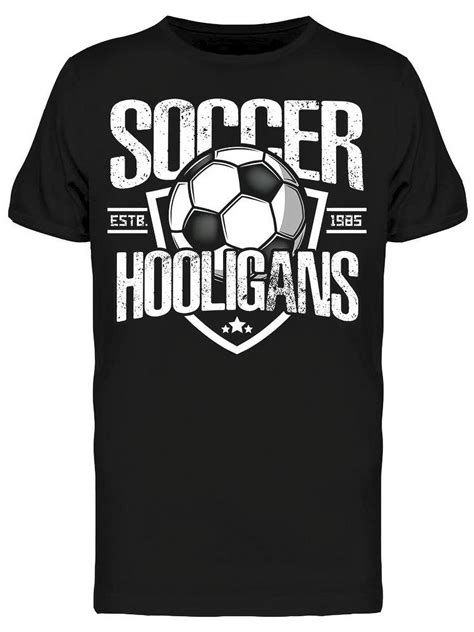 Logo Soccer Hooligans T Shirt Men Image By Shutterstock Male Large