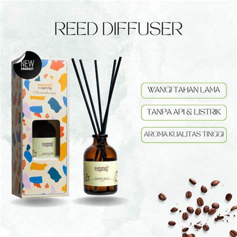 Promo Pewangi Ruangan Tahan Lama Otomatis Reed Diffuser Botol Stick Ml Dark Chocolate Kab