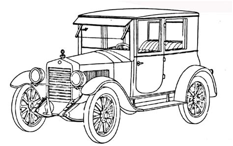 Classic Car Line Drawing At Getdrawings Free Download