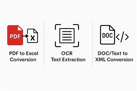 Pdf To Excel Ocr Text Extraction And Doc To Xml By Alkayadav1717 Fiverr
