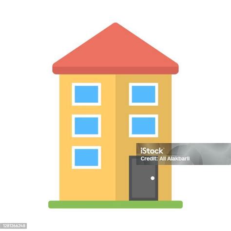 가족은 평면 디자인 스타일로 주거 용 건물 아이콘을 계획했습니다 가족에 대한 스톡 벡터 아트 및 기타 이미지 가족 개념