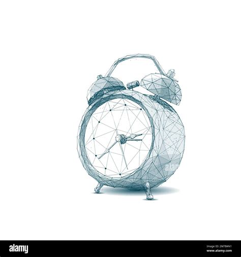 White Alarm Clock Icon Isolated Stock Vector Images Alamy
