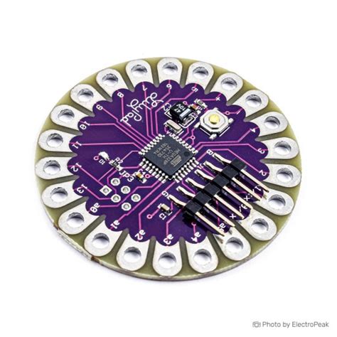 LilyPad Arduino Main Board Clone ElectroPeak