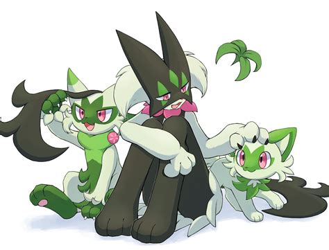 Pin By Eevee123 On Meowscarada♀️💚🐱🌷 Mew And Mewtwo Cute Pokemon