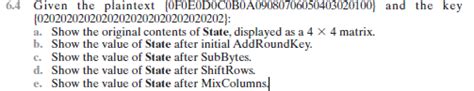 solved given the plaintext