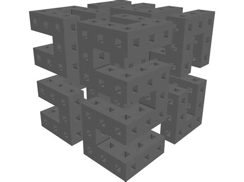 Hilbert Cube 3d Model 3dcadbrowser