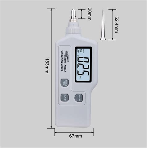 Portable Vibration Meter Smart Sensor As63a Acceleration Displacement Velocity Vibration