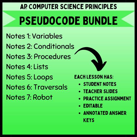 Goldies Ap® Computer Science Principles Unit 5 Programming Ap® Pseu