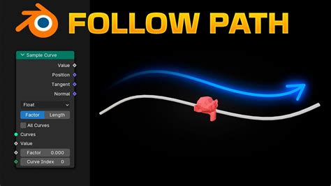 Object Follow A Path In Blender Geometry Nodes Youtube